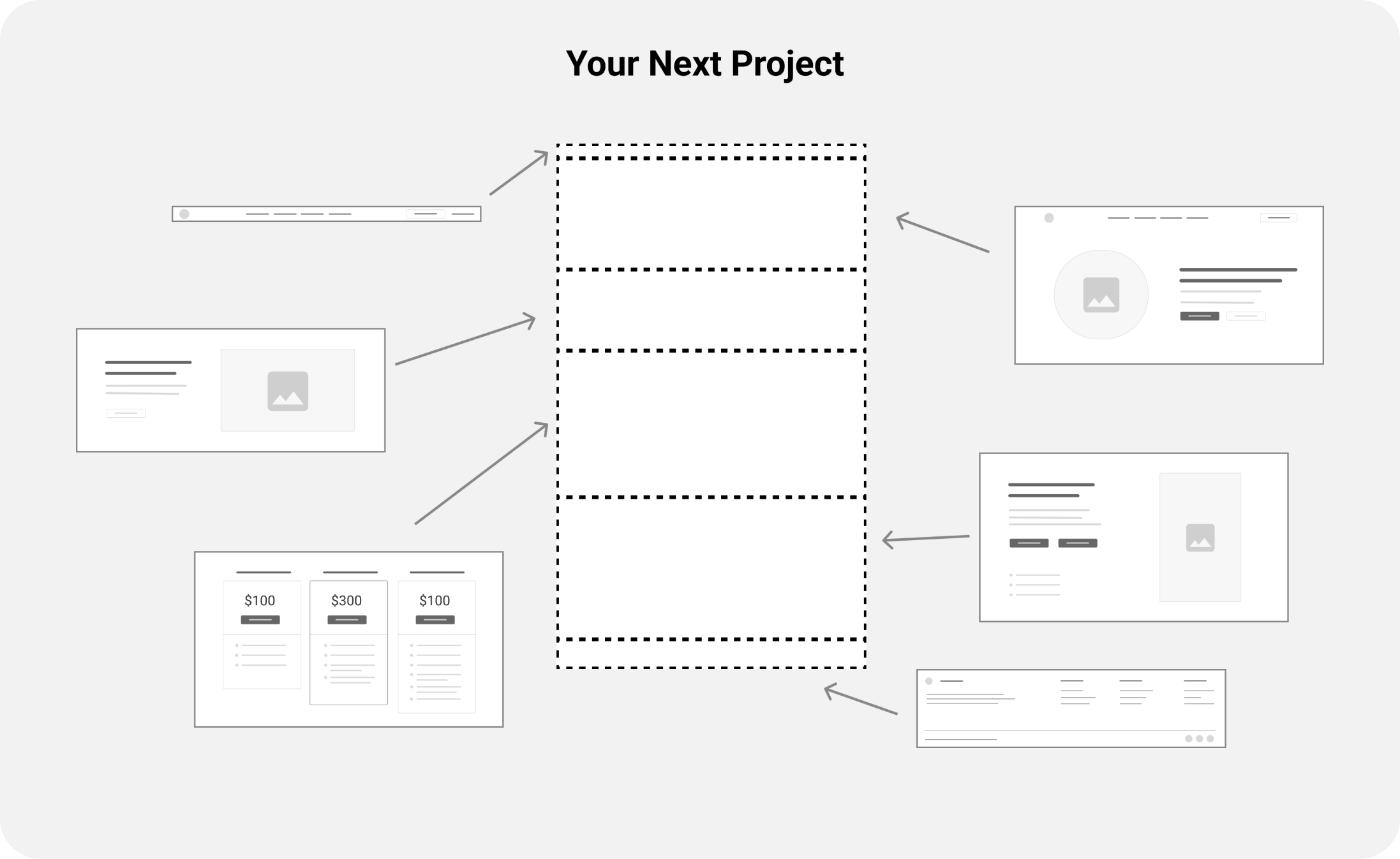 Pricing Wireframe Examples